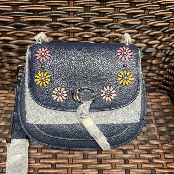 Coach | Bags | Coach Remi Saddle Bag In Colorblock Signature Canvas ...